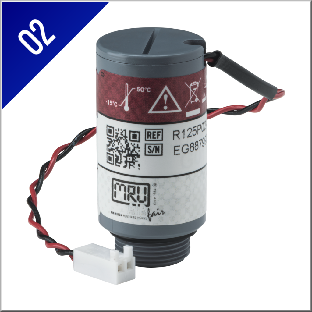 O2 Sensor - long life (FOR OPTION #65419) - MRU Instruments - Emissions ...